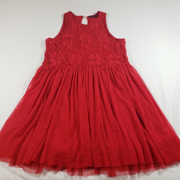 Atmosphere | Dresses | Atmosphere Lace Flowy Floral Dress Poofy Tulle ...